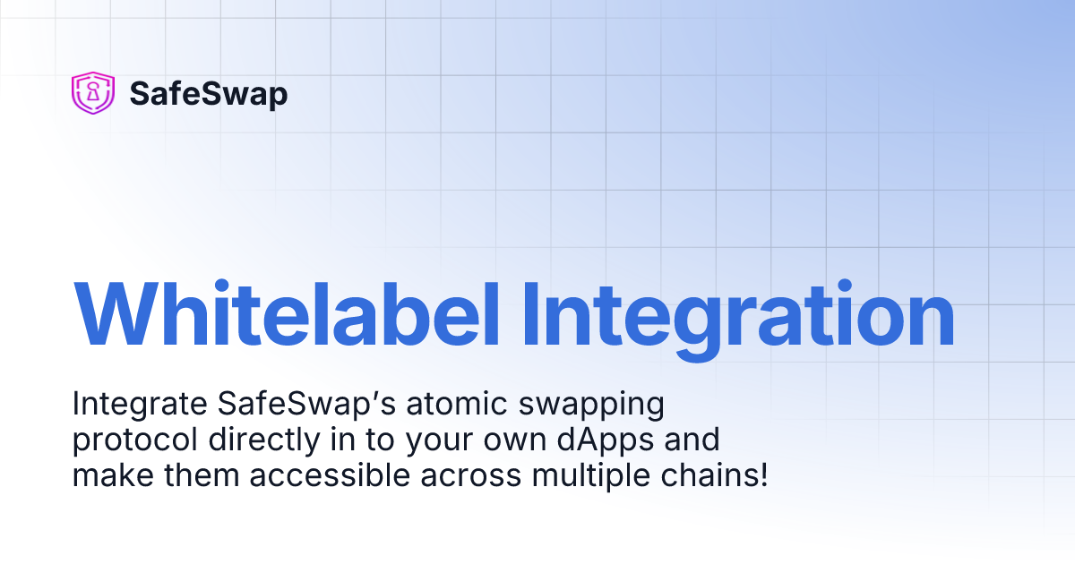 Whitelabel Integration | SafeSwap